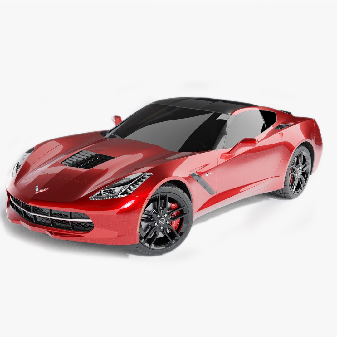 Chevrolet corvette stingray c7 3D model - TurboSquid 1473539