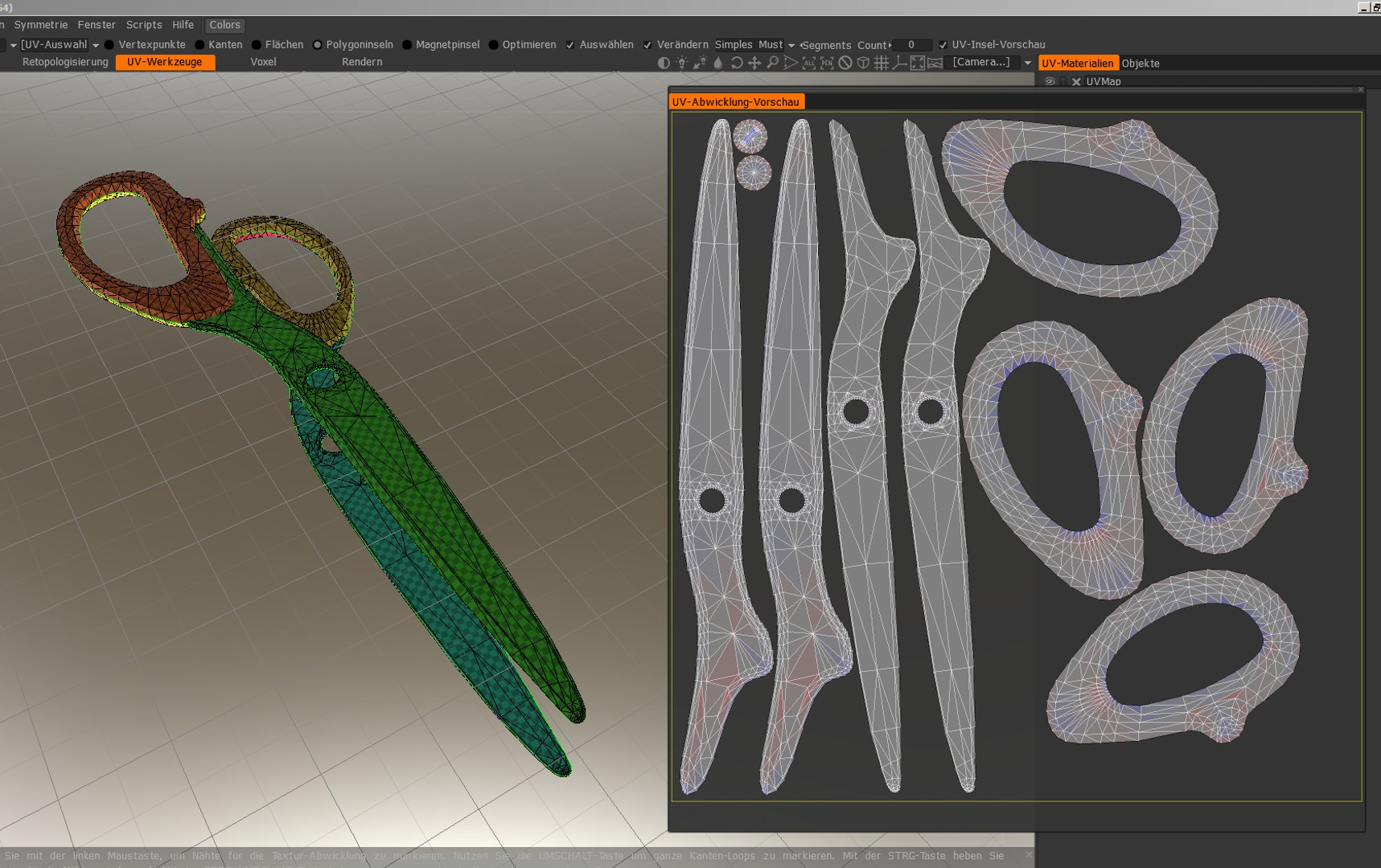 3d Scissor Rigged Blood Model