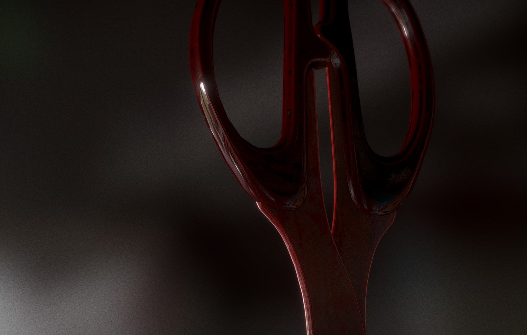 3d Scissor Rigged Blood Model