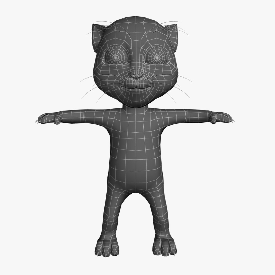 Cat Cartoon 3d Max
