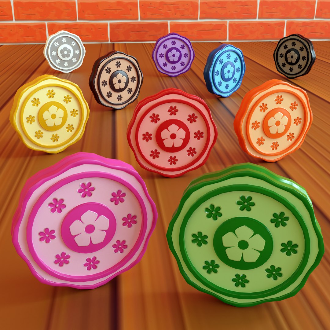 3D Cartoon Coin07 - TurboSquid 1994471