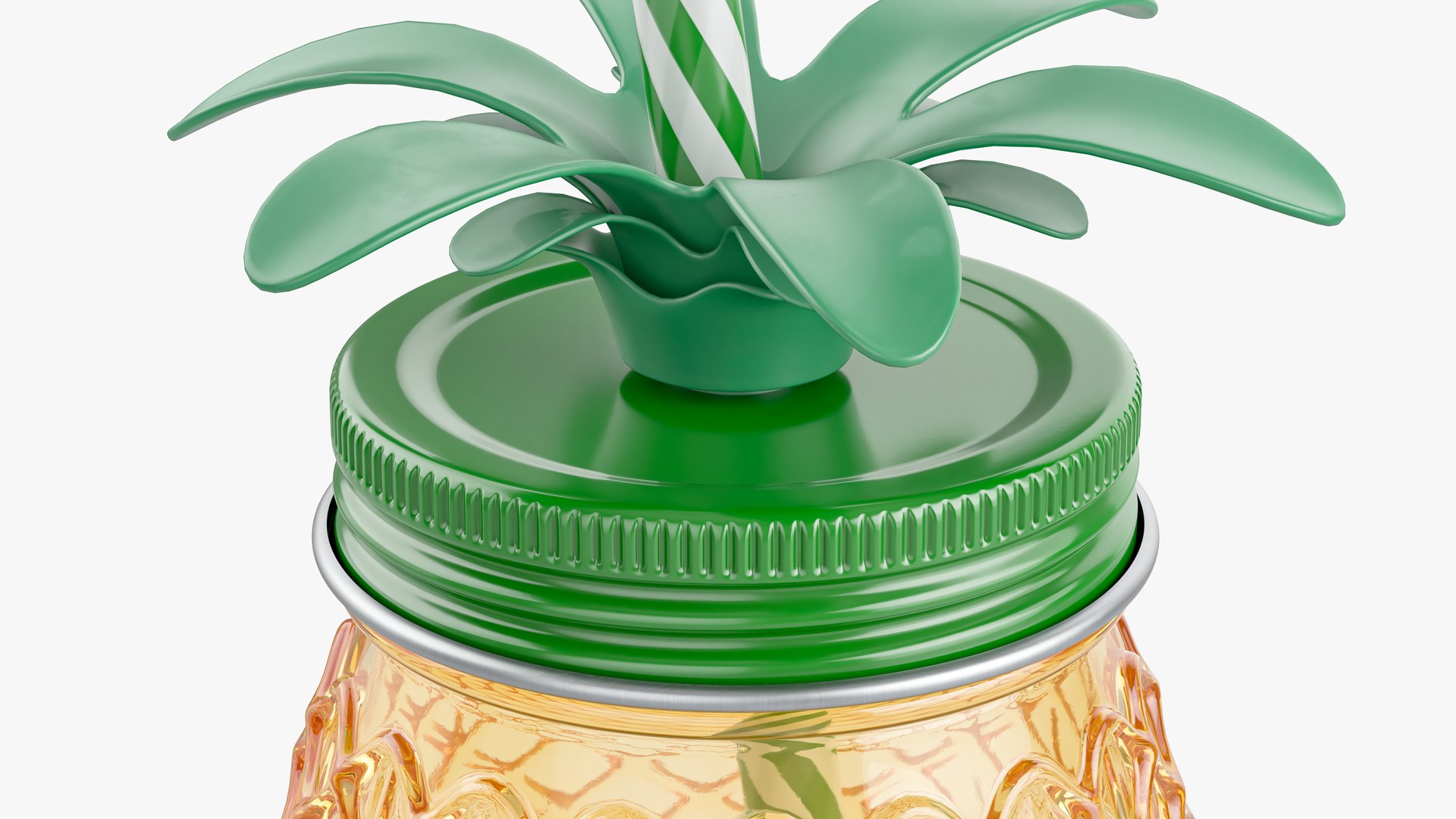 Mason Jar Pineapple 1 3D Model - TurboSquid 2268364