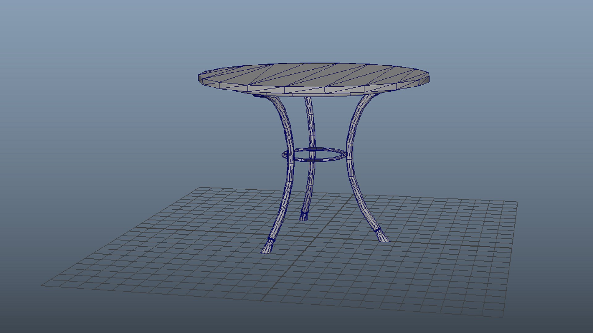 Glass Round Fancy Table 3D - TurboSquid 1771212