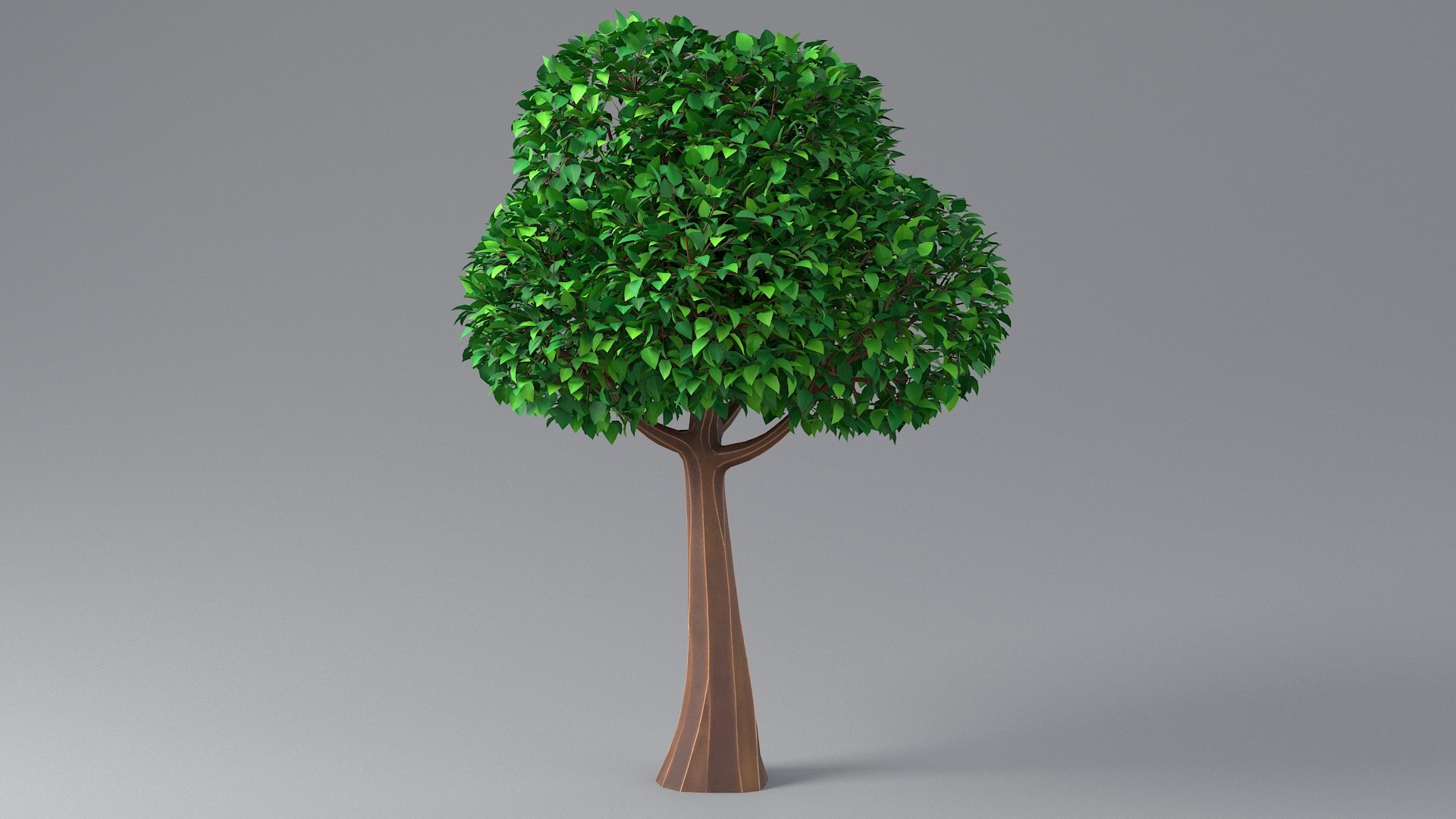 Cartoon Tree Large 2 Model - TurboSquid 1922973
