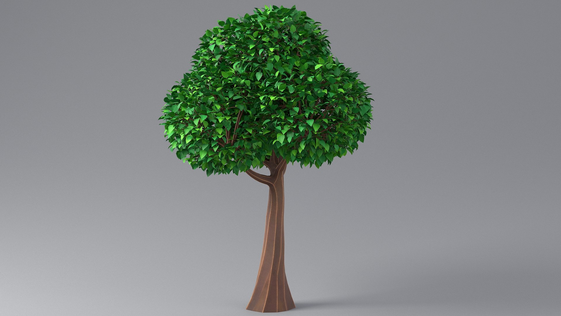 Cartoon Tree Large 2 Model - TurboSquid 1922973