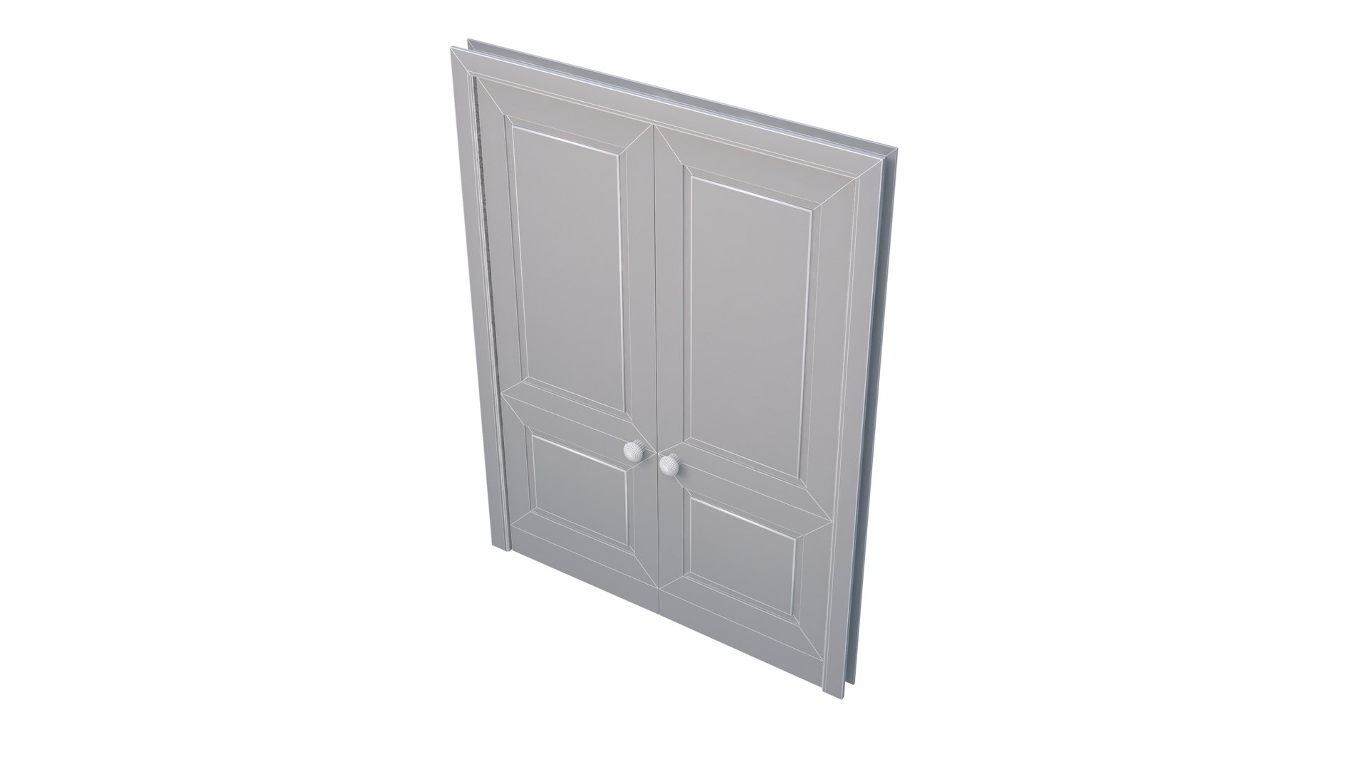 White Iinterior Door 3D - TurboSquid 2035608