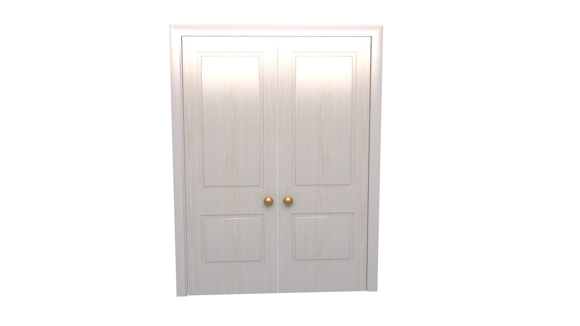 White Iinterior Door 3D - TurboSquid 2035608