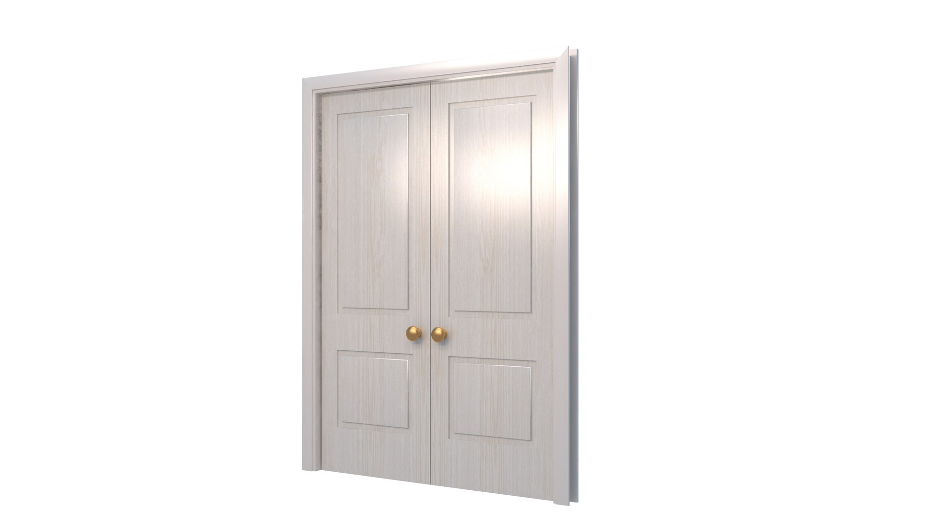 White Iinterior Door 3D - TurboSquid 2035608