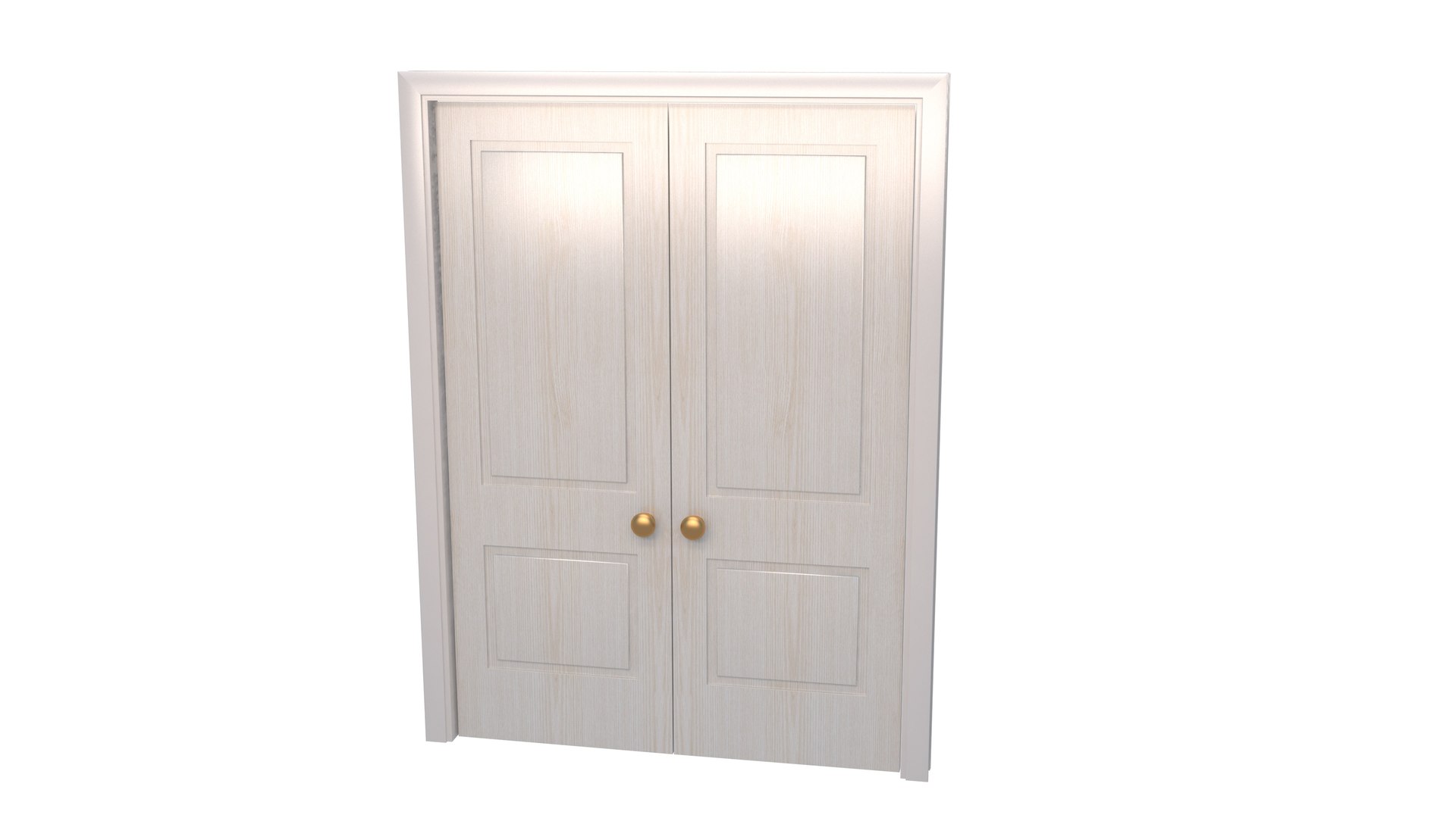 White Iinterior Door 3D - TurboSquid 2035608