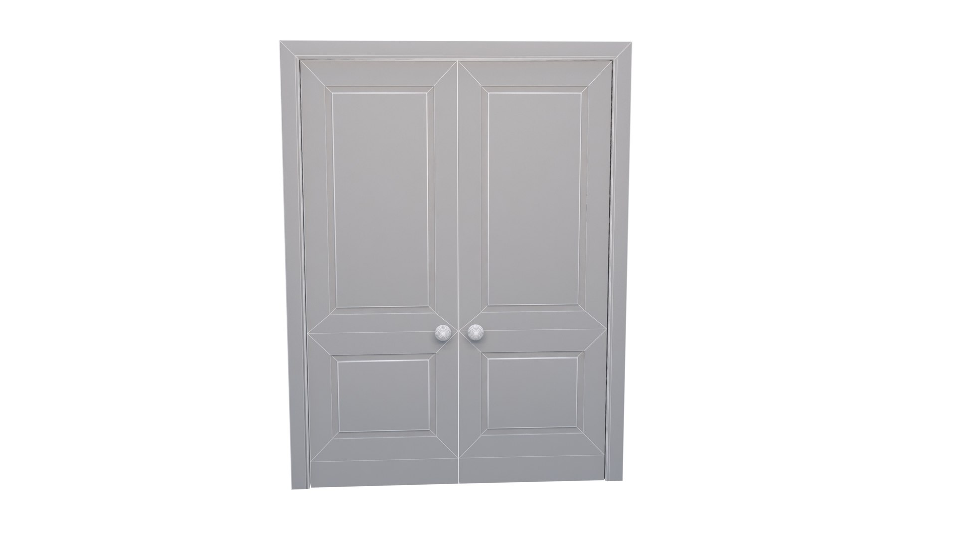 White Iinterior Door 3D - TurboSquid 2035608