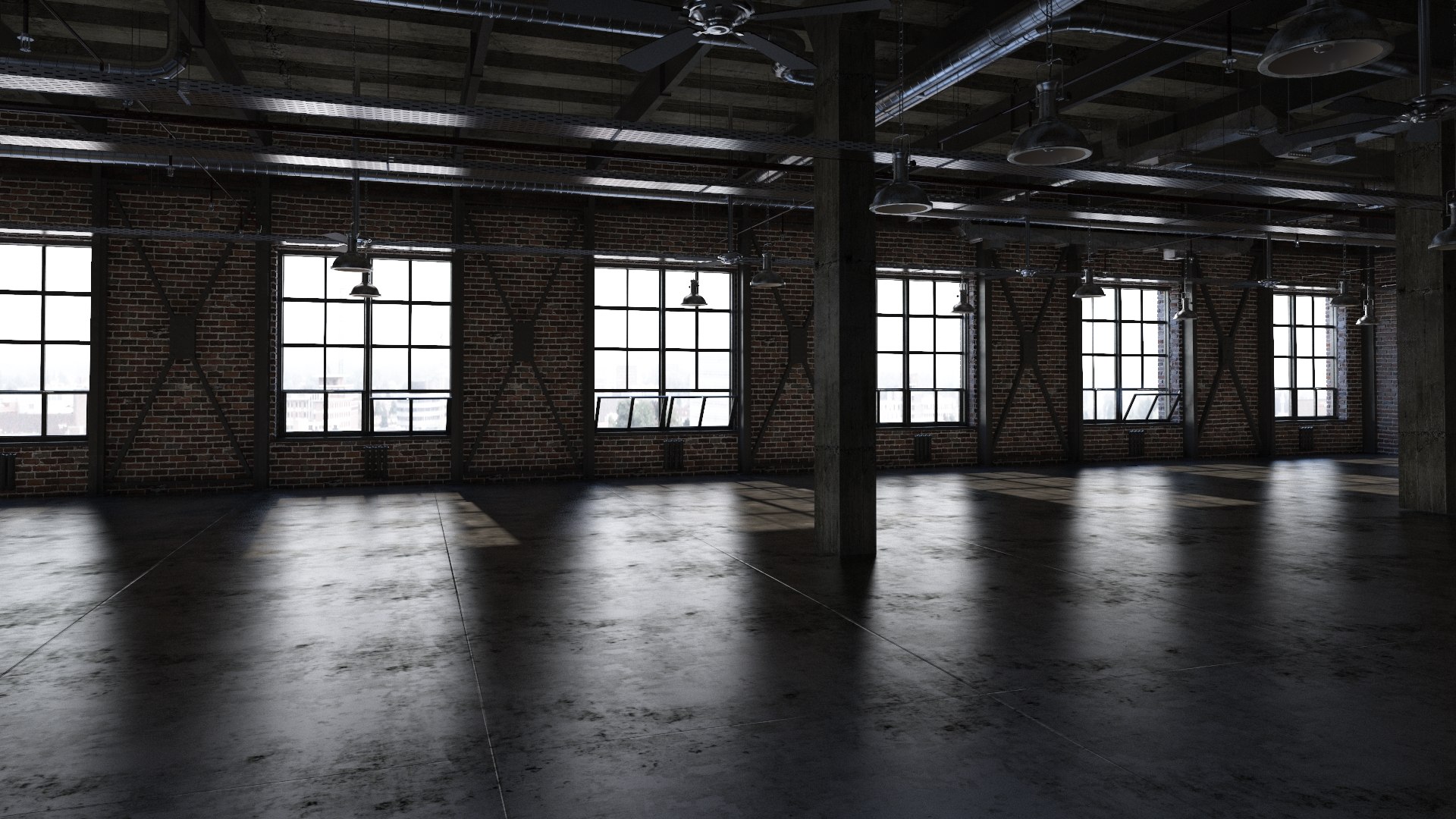 3D Model Loft Interior 3 - TurboSquid 2014133