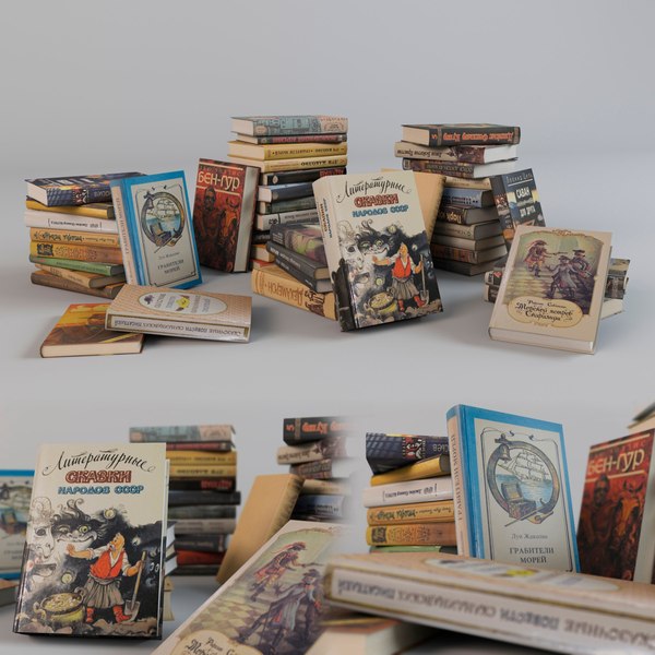 3d model books