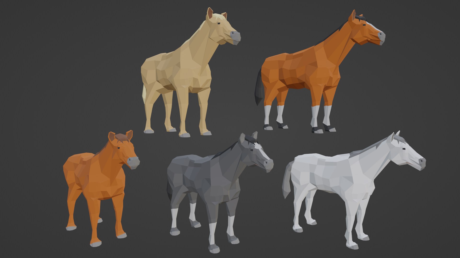LOW POLY Animated Animals - COLLECTION 3D - TurboSquid 2174148