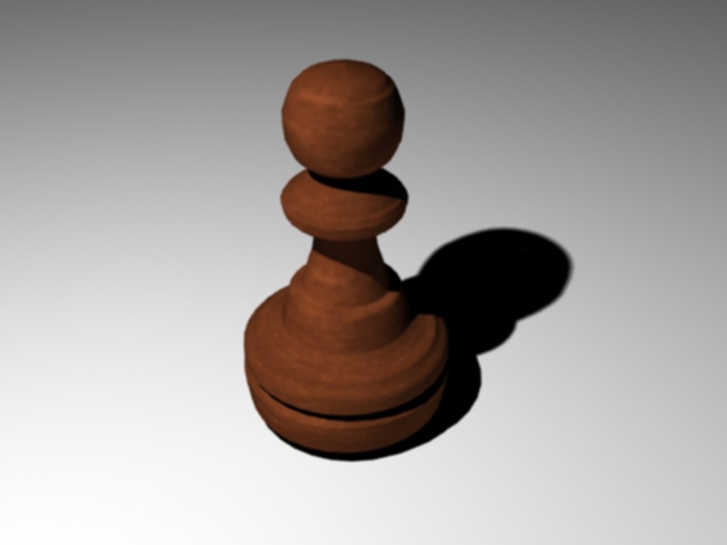 3d model chess pawn