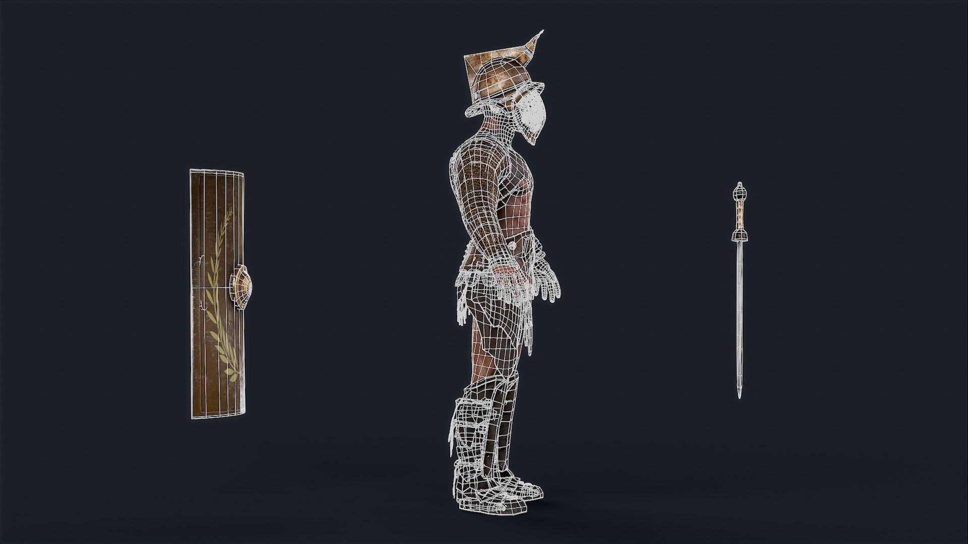 Murmillo 3D Model - TurboSquid 2219053
