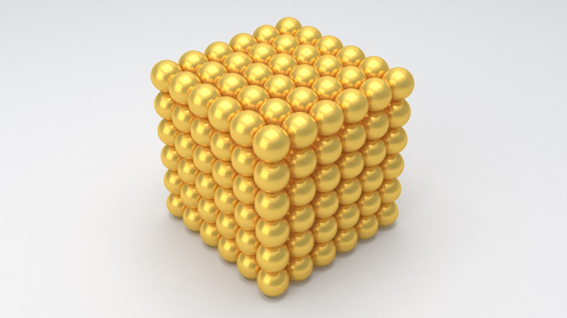 Neodymium Magnet Toy Gold 3D Model - TurboSquid 1847906