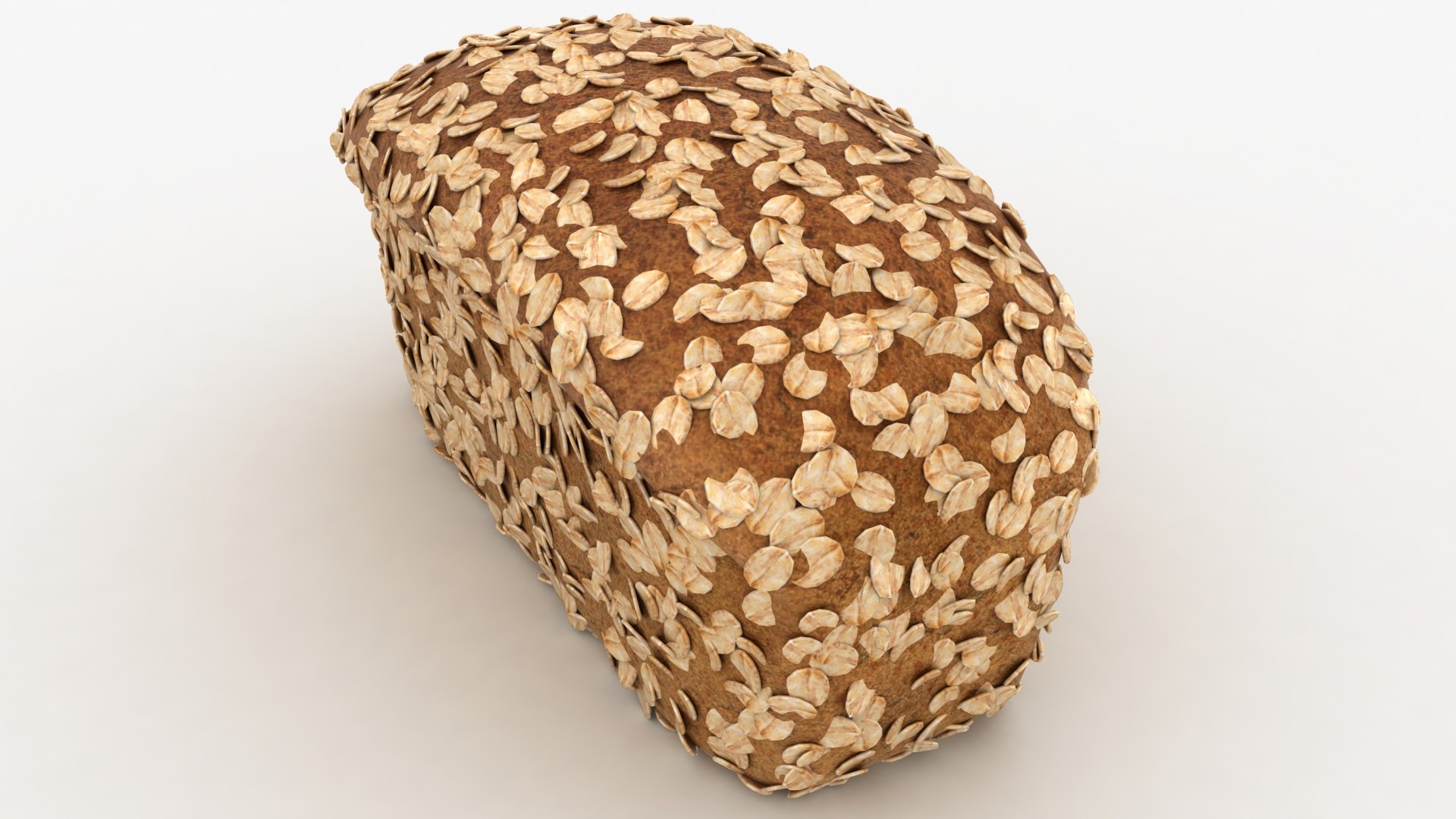 3D Realistic Oat Bread - TurboSquid 1449926