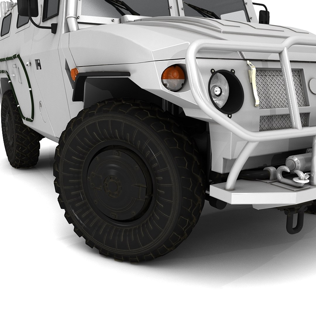 3D Gaz Tigr Model - TurboSquid 1441894