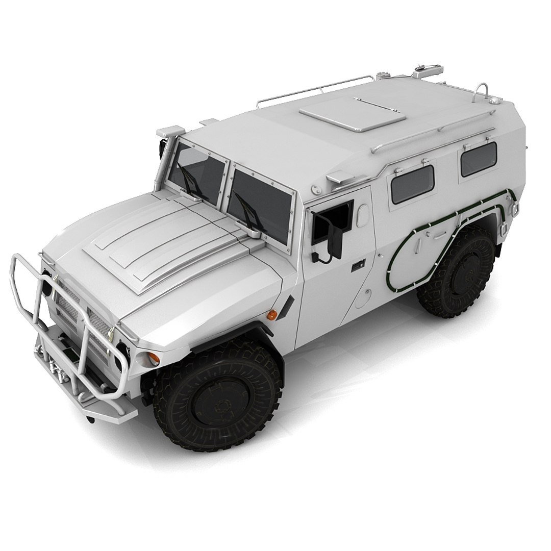3D Gaz Tigr Model - TurboSquid 1441894