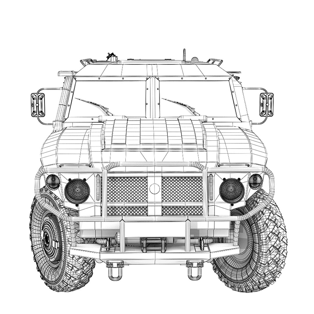 3D Gaz Tigr Model - TurboSquid 1441894
