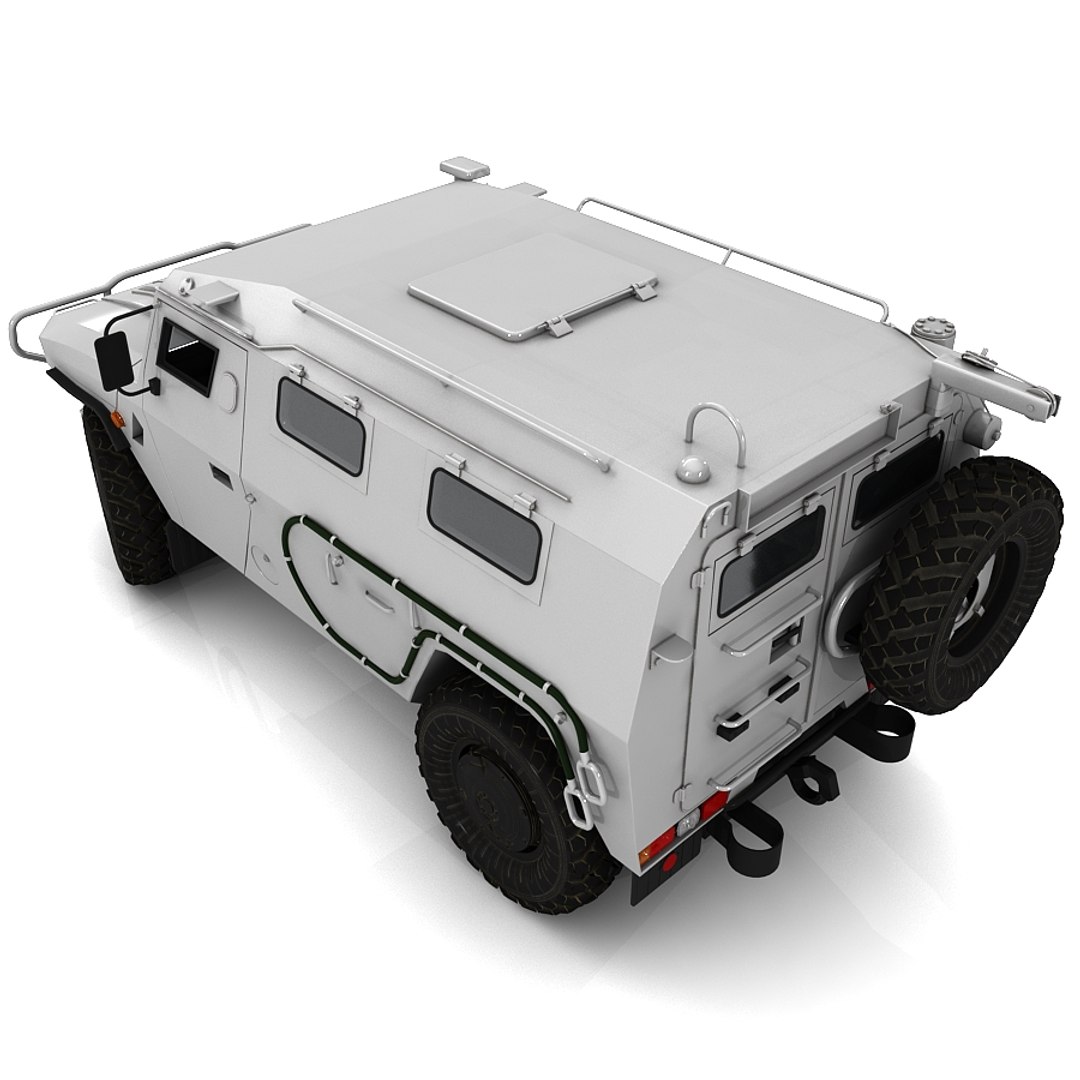 3D Gaz Tigr Model - TurboSquid 1441894