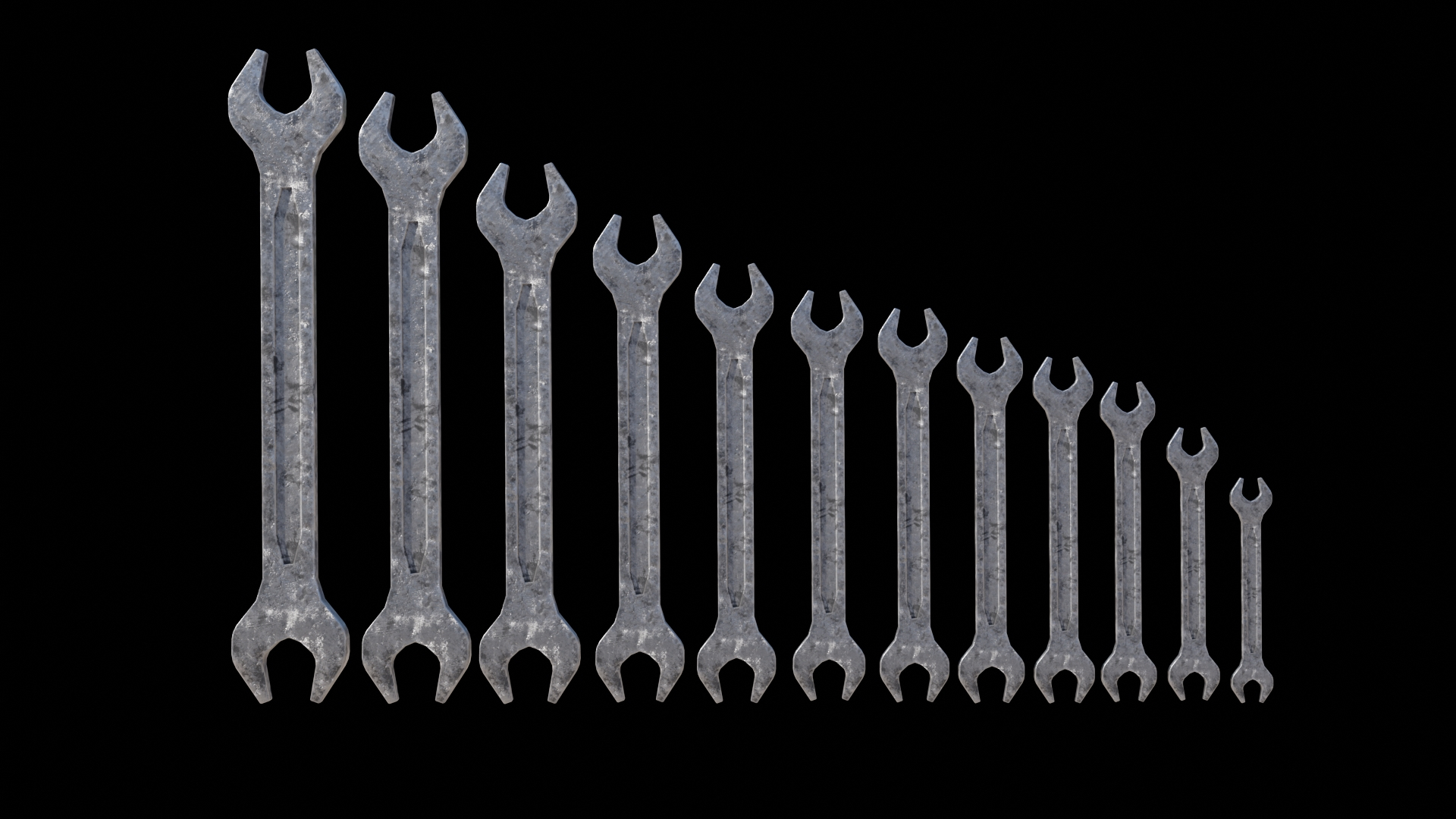 Low-Poly Wrench Collection by Nikdox 3D - TurboSquid 2076399