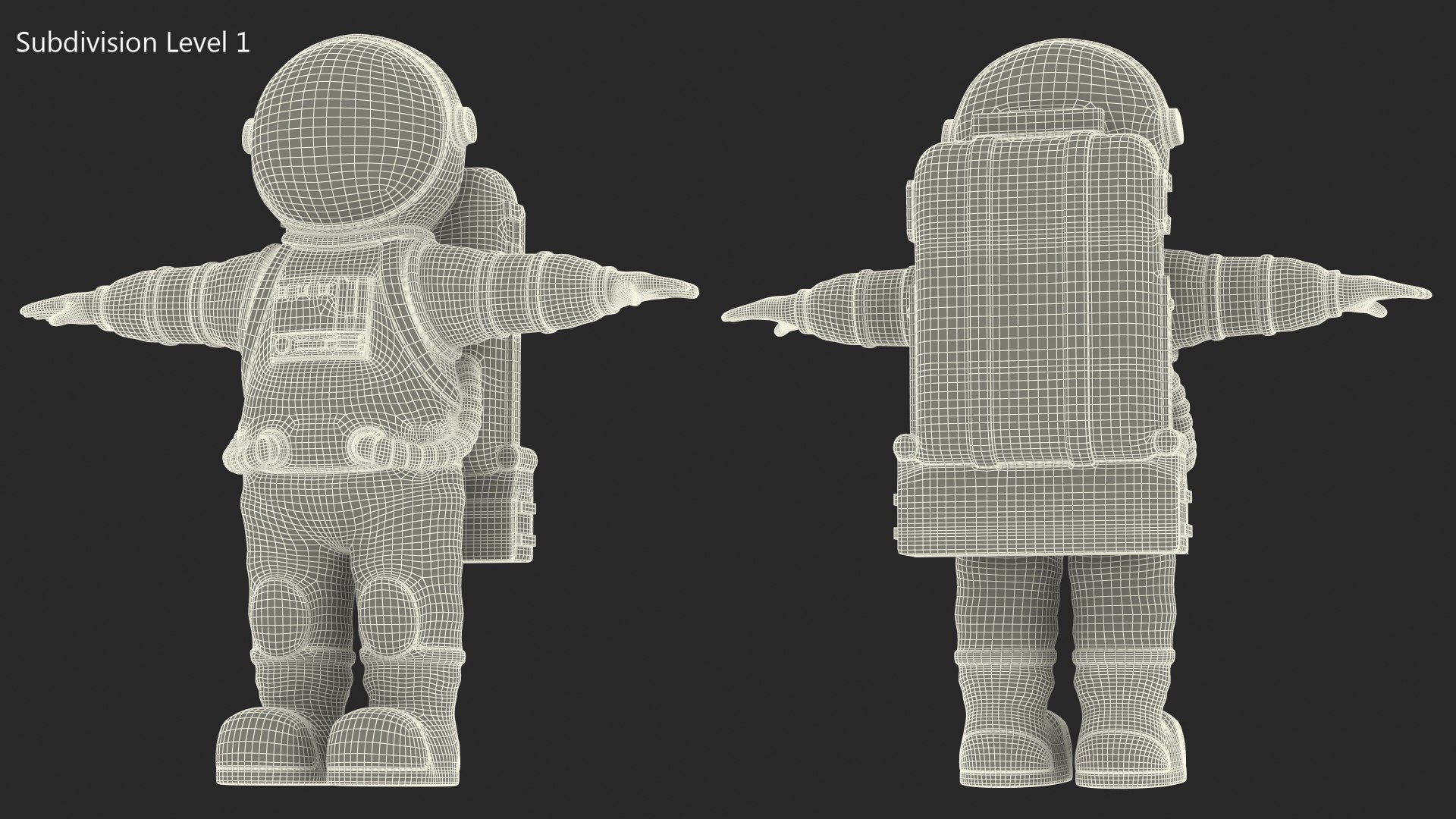 3D Model Astronaut Toy Character Green Rigged For Maya - TurboSquid 2019536
