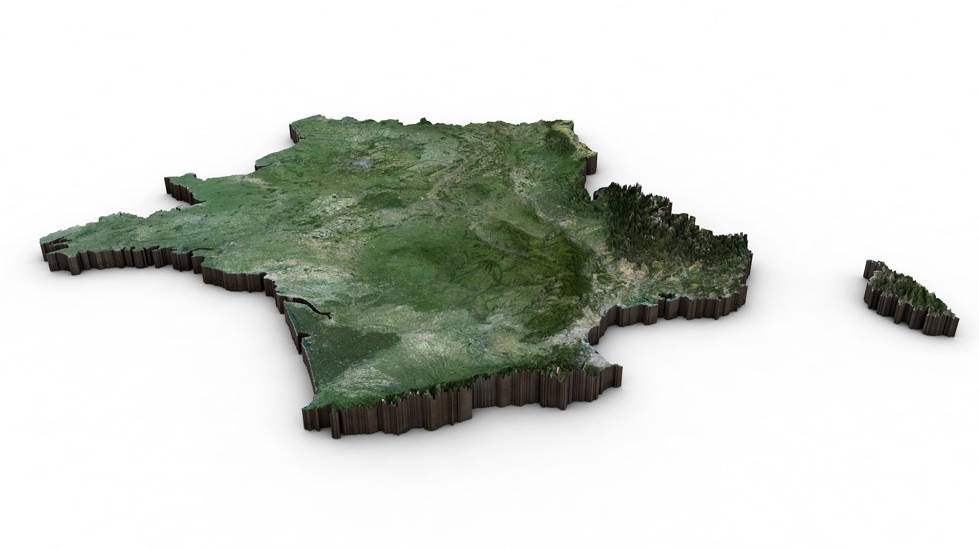 France Map Pack 3D Model - TurboSquid 2048719