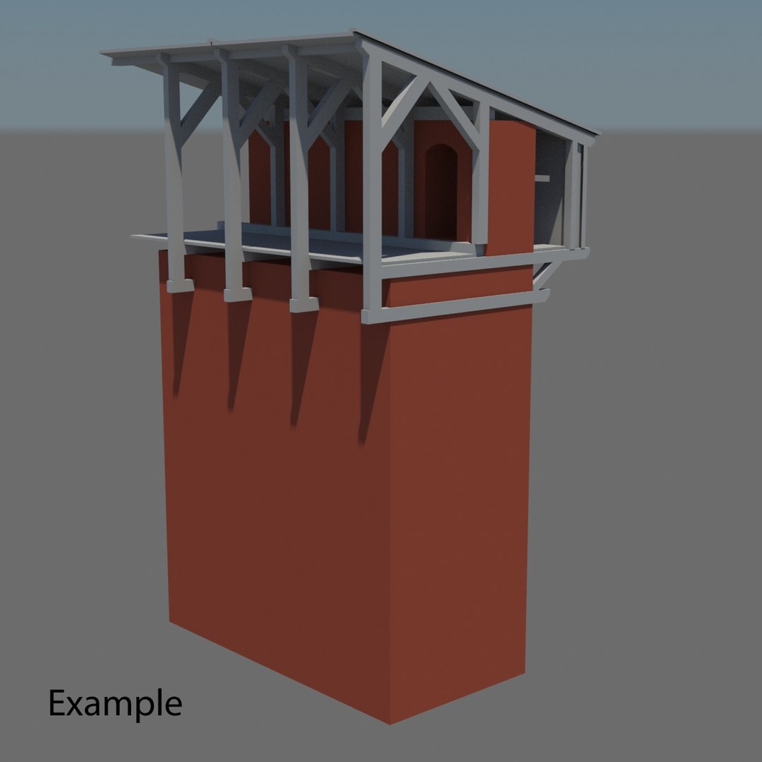 Hoarding Section 3d Obj