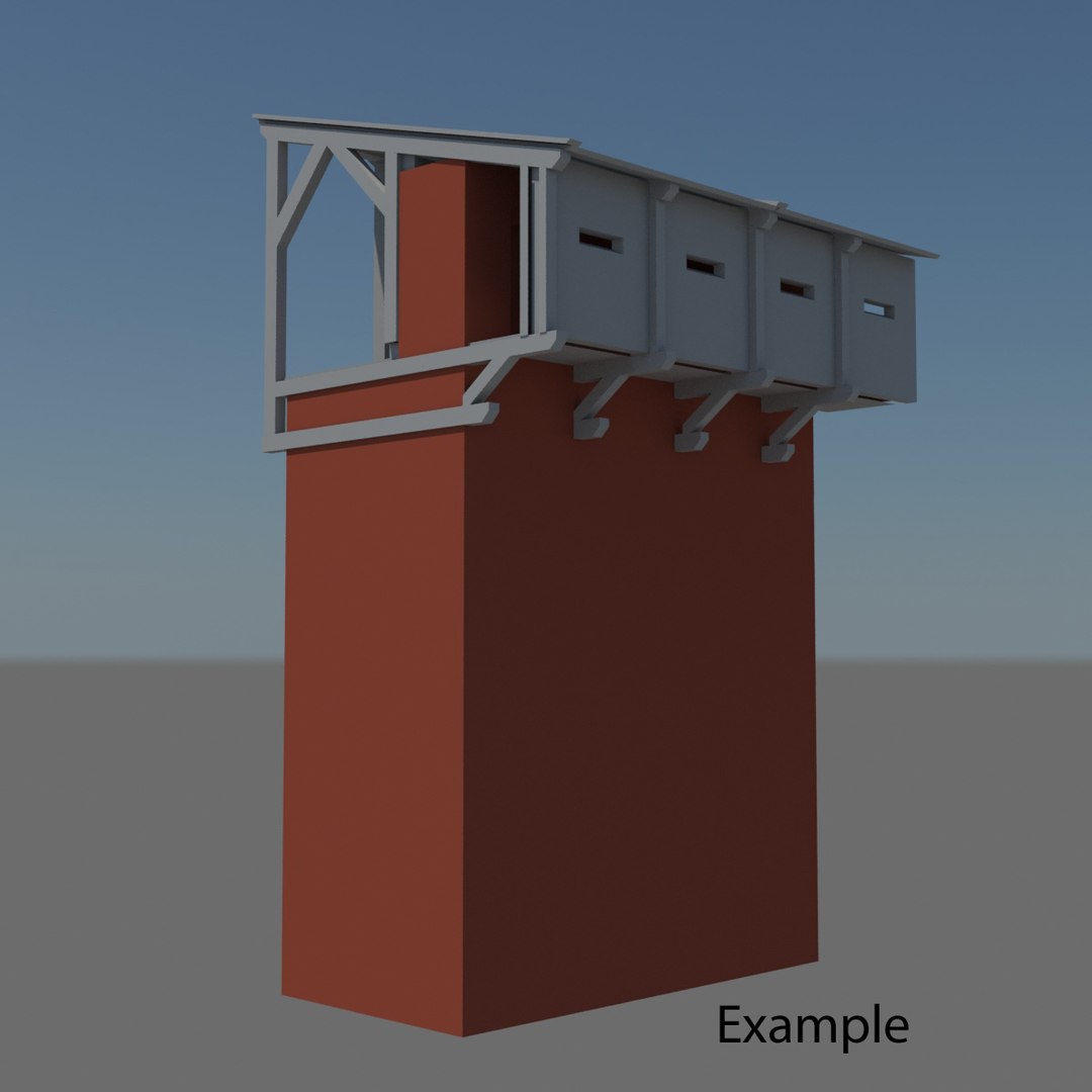 Hoarding Section 3d Obj