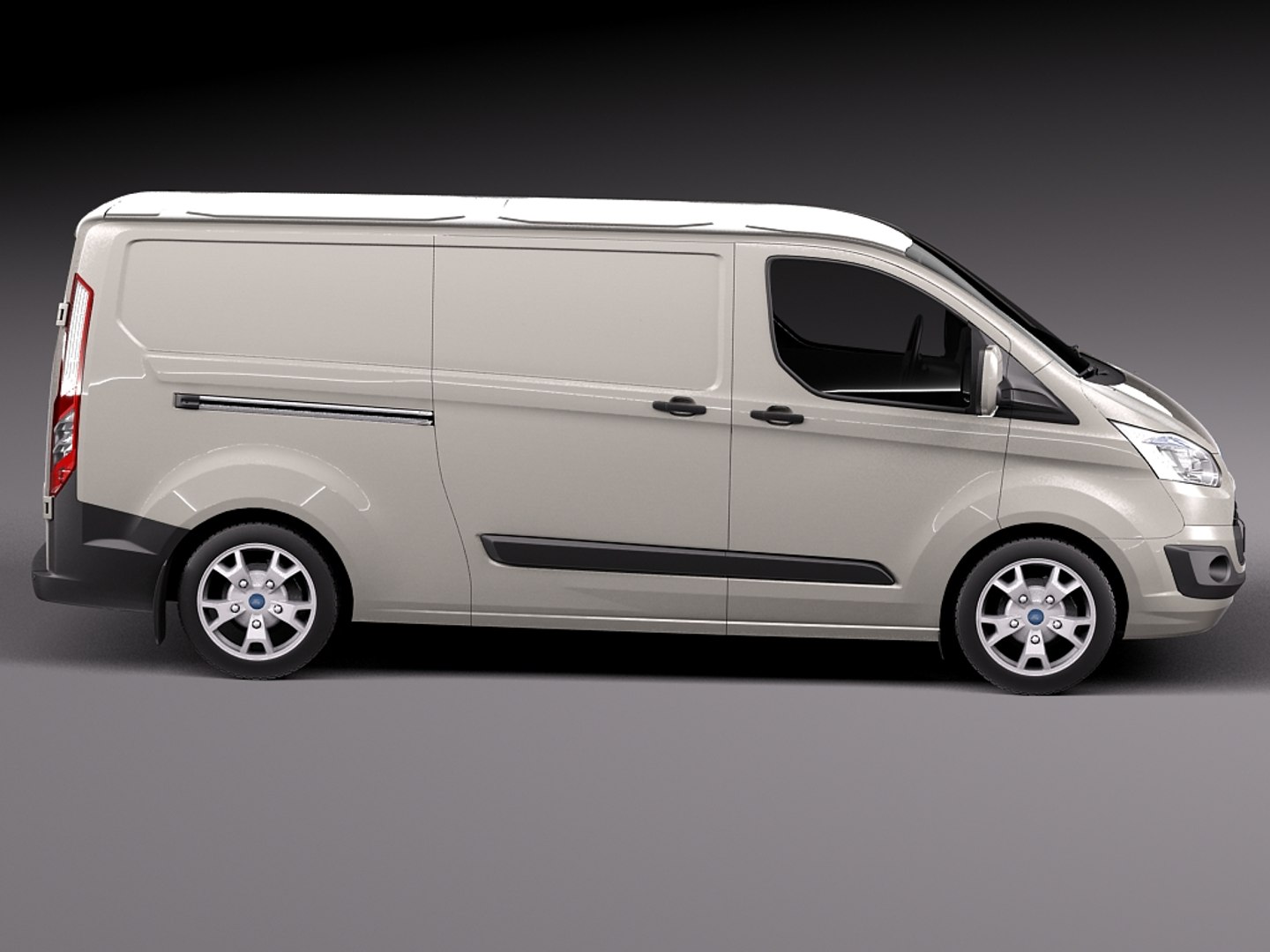 3d Transit 2013 Van Model