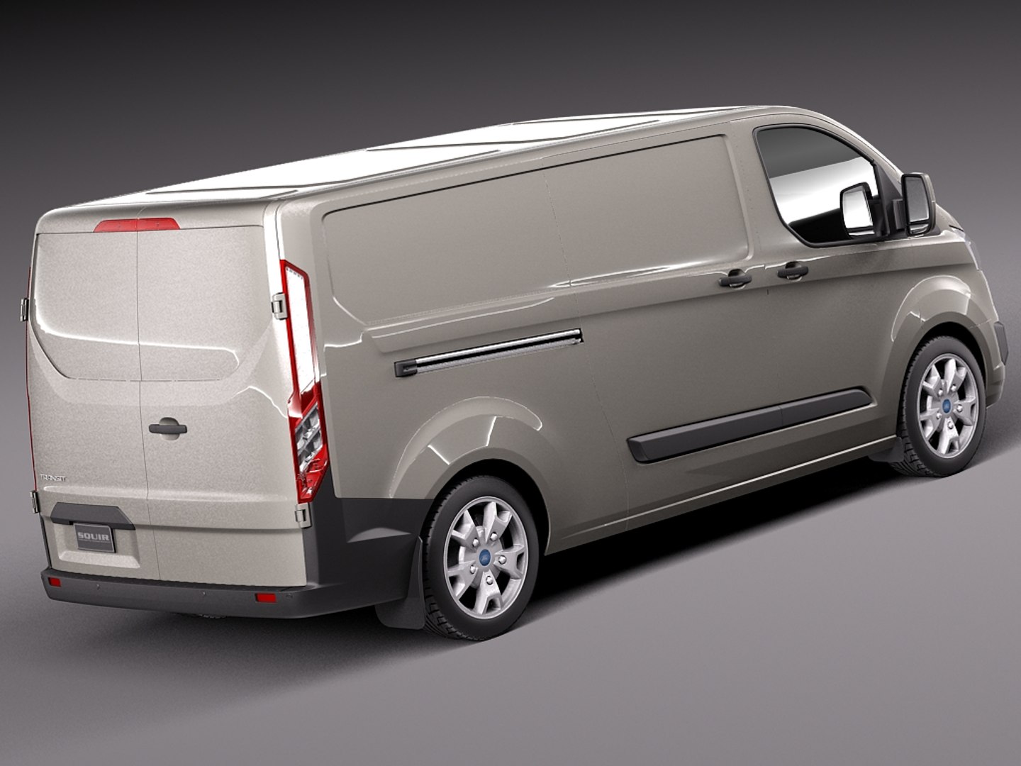 3d Transit 2013 Van Model