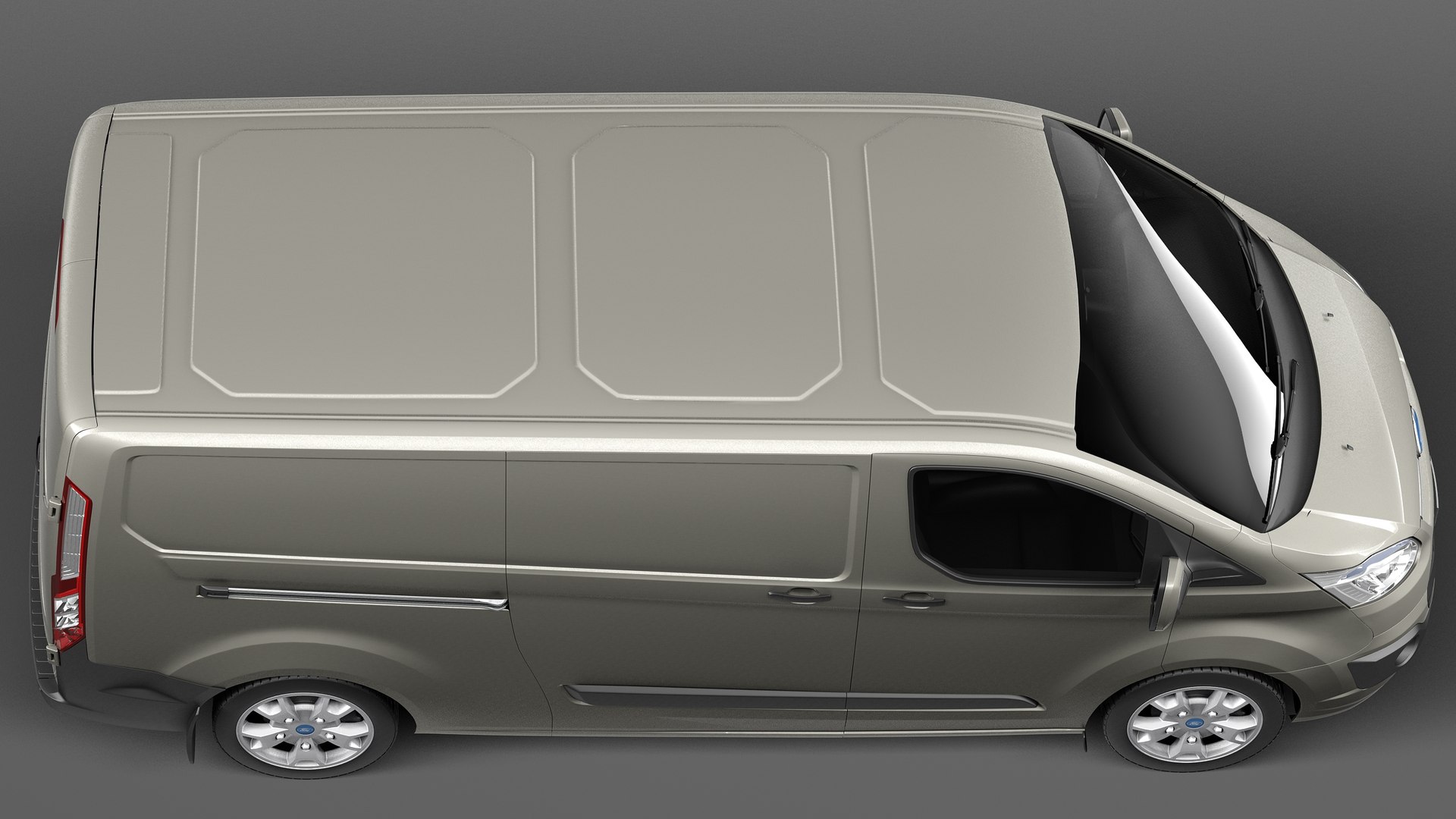 3d Transit 2013 Van Model