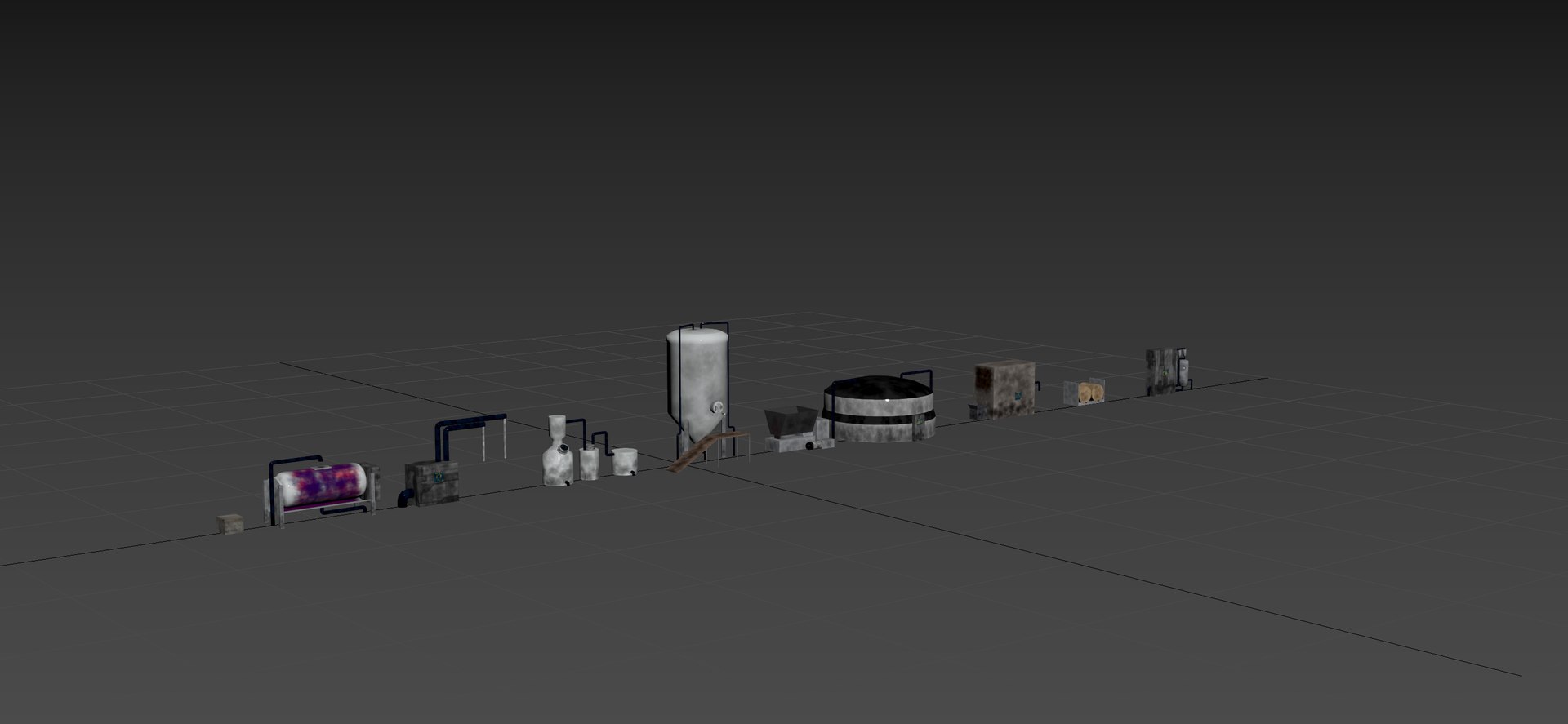 Winery And Distillery Equipment 3D Model - TurboSquid 2135798