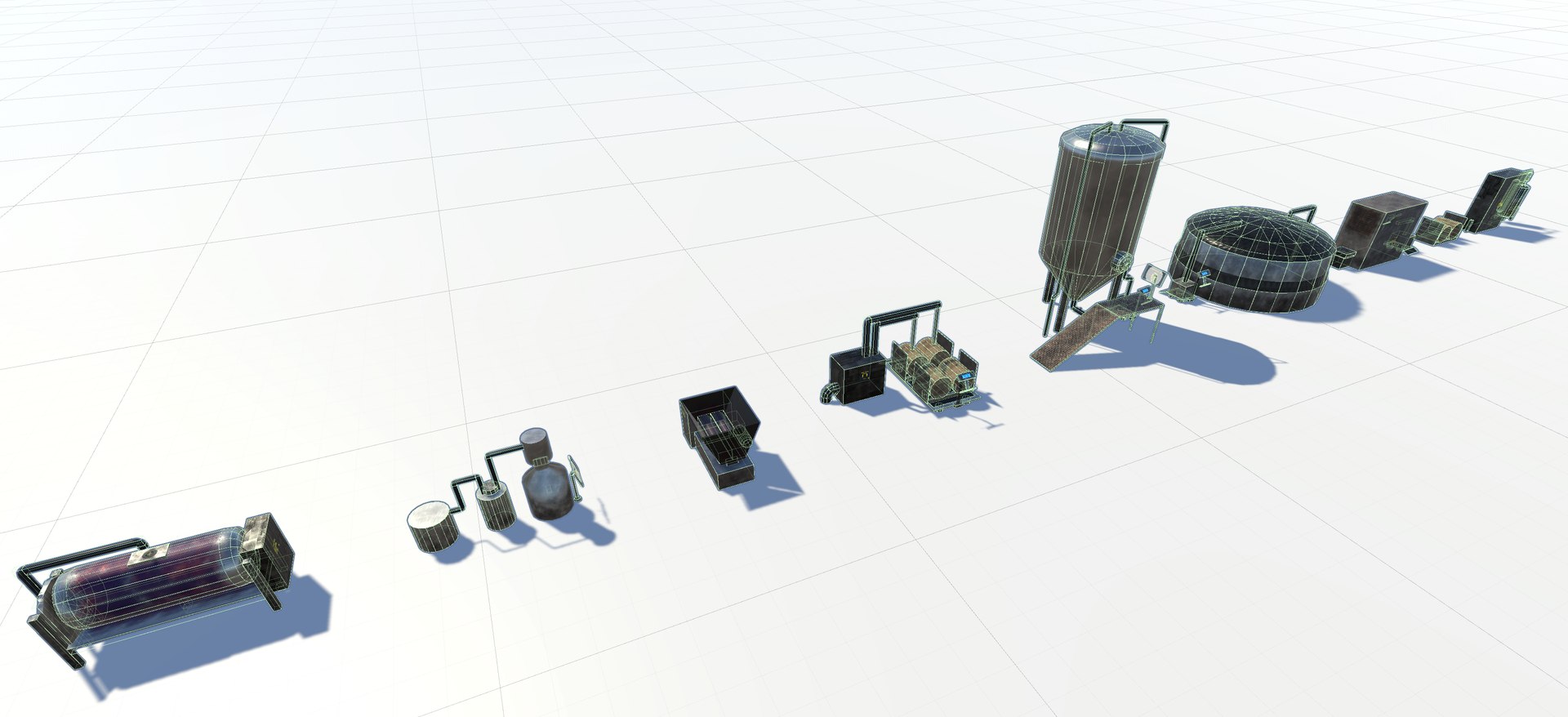 Winery And Distillery Equipment 3D Model - TurboSquid 2135798