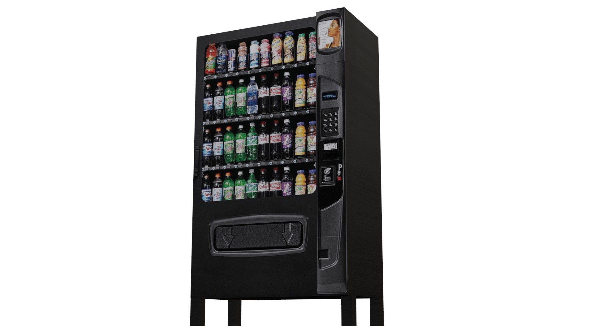 Soft Drink Vending Machine 3D Model - TurboSquid 1855684