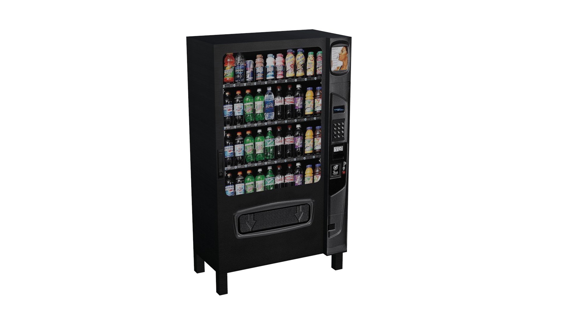 Soft Drink Vending Machine 3D Model - TurboSquid 1855684