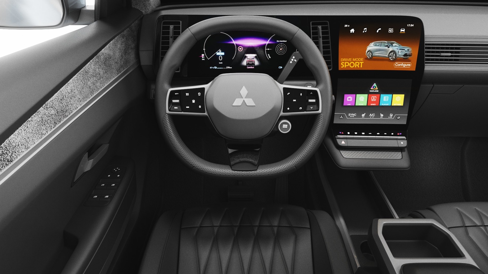 3D Mitsubishi Eclipse Cross EV 2026 With Interior - TurboSquid 2486408
