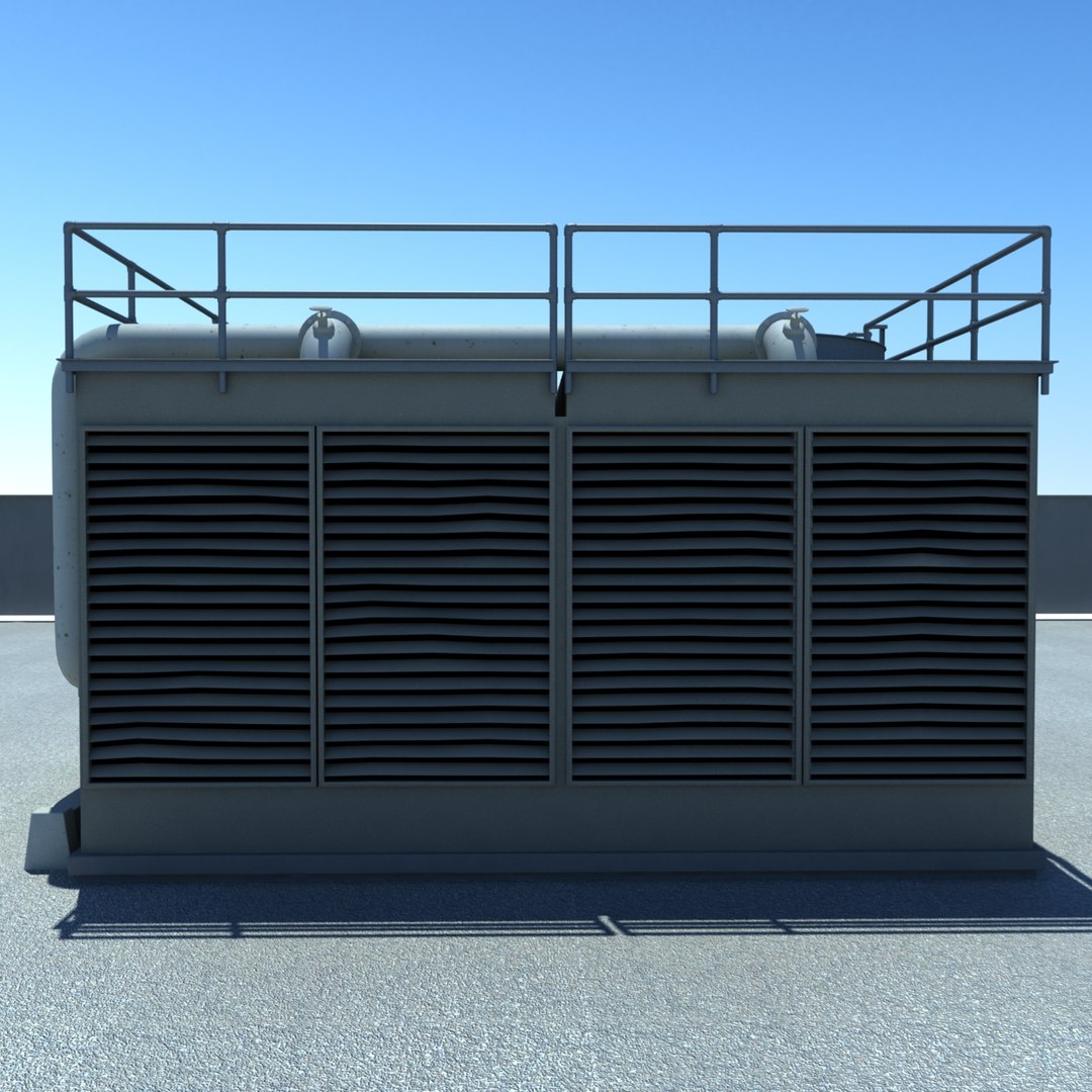 3d Large Commercial Ac Unit