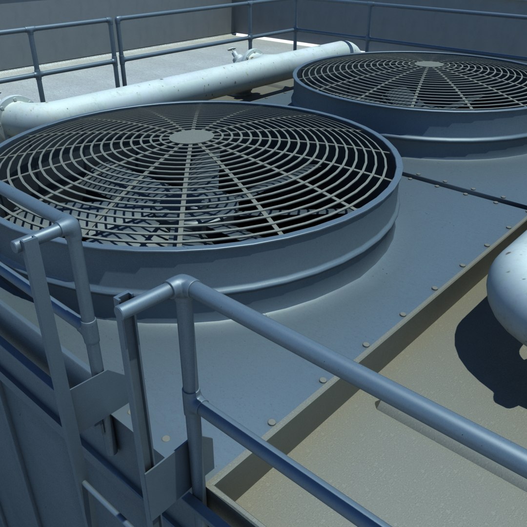 3d Large Commercial Ac Unit