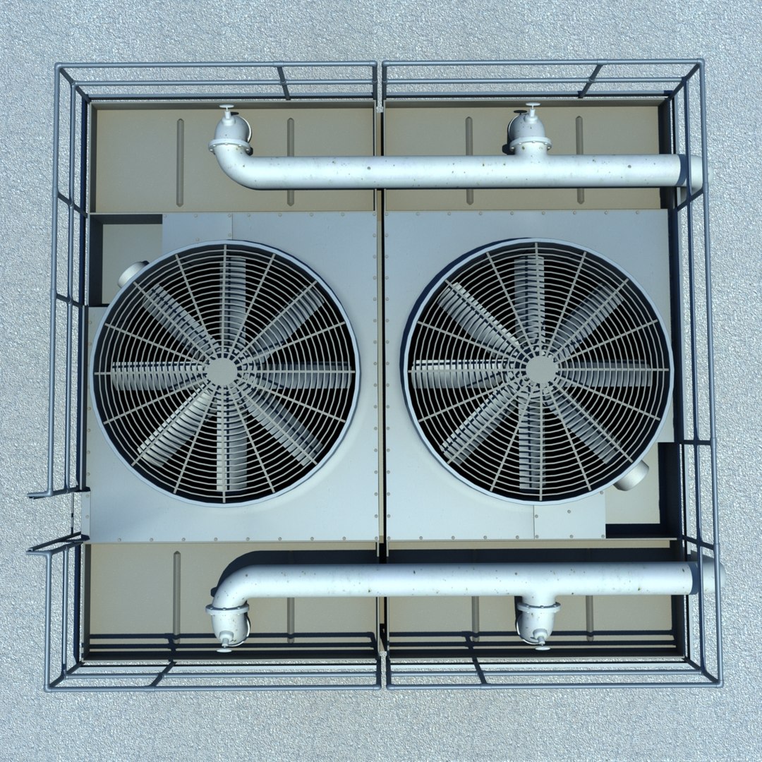 3d Large Commercial Ac Unit