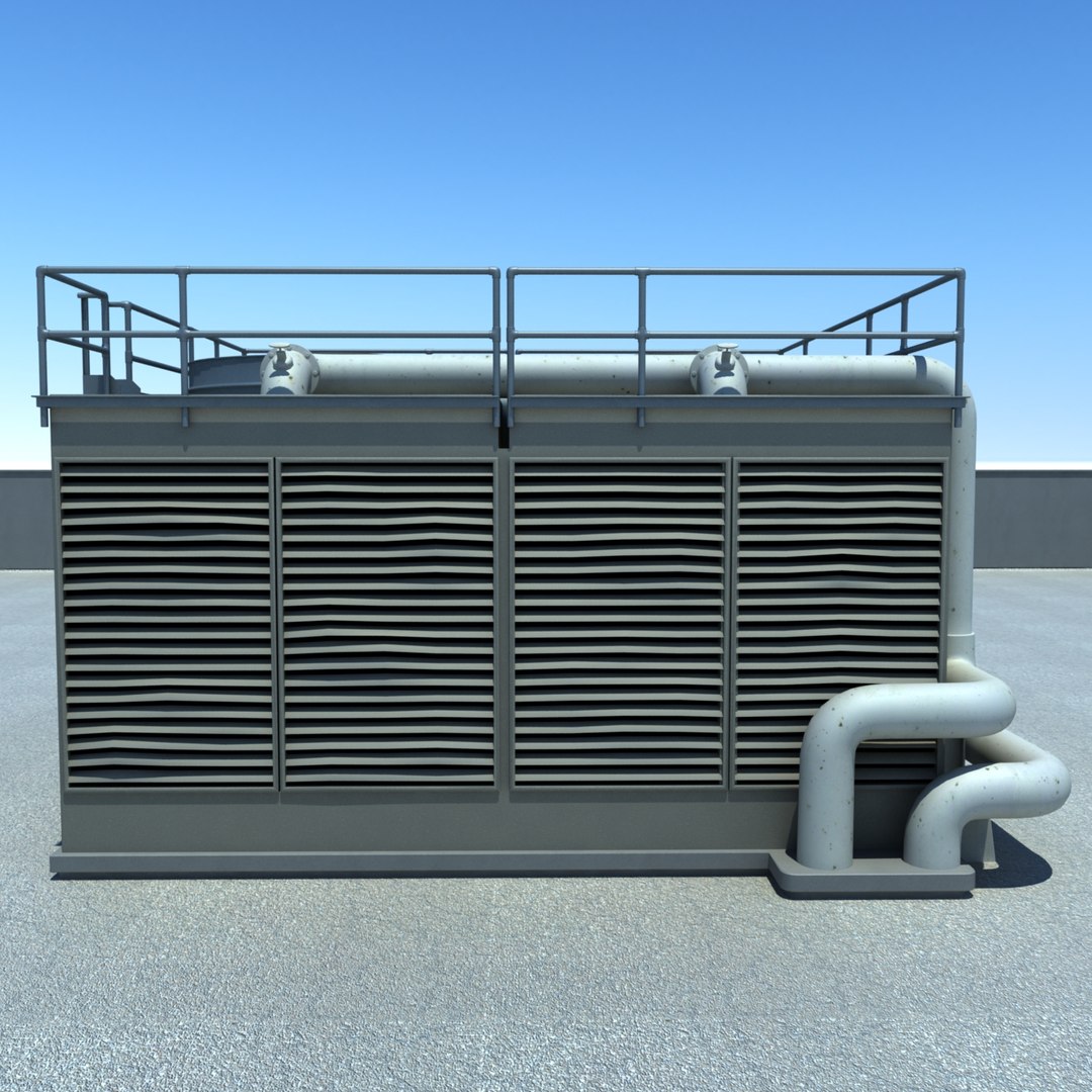 3d Large Commercial Ac Unit