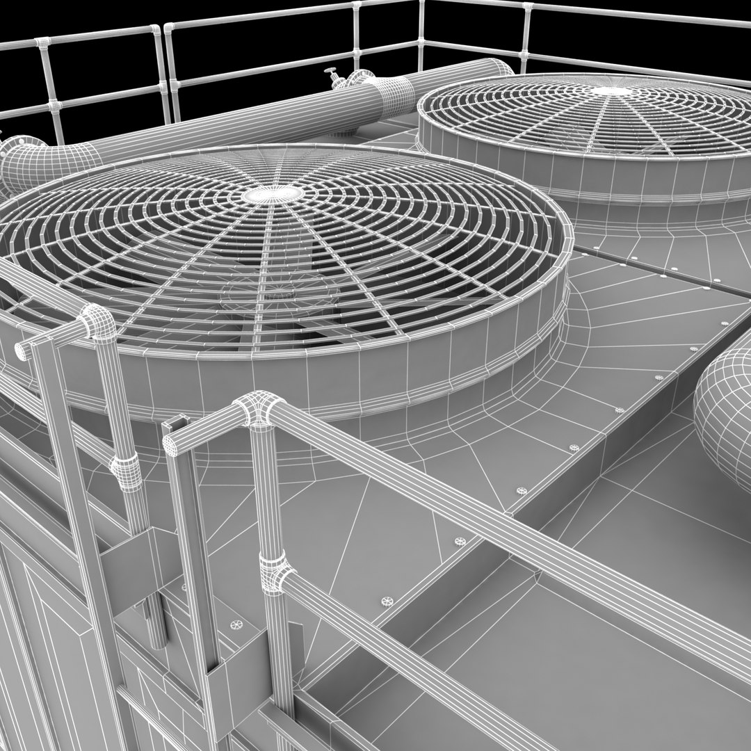 3d Large Commercial Ac Unit