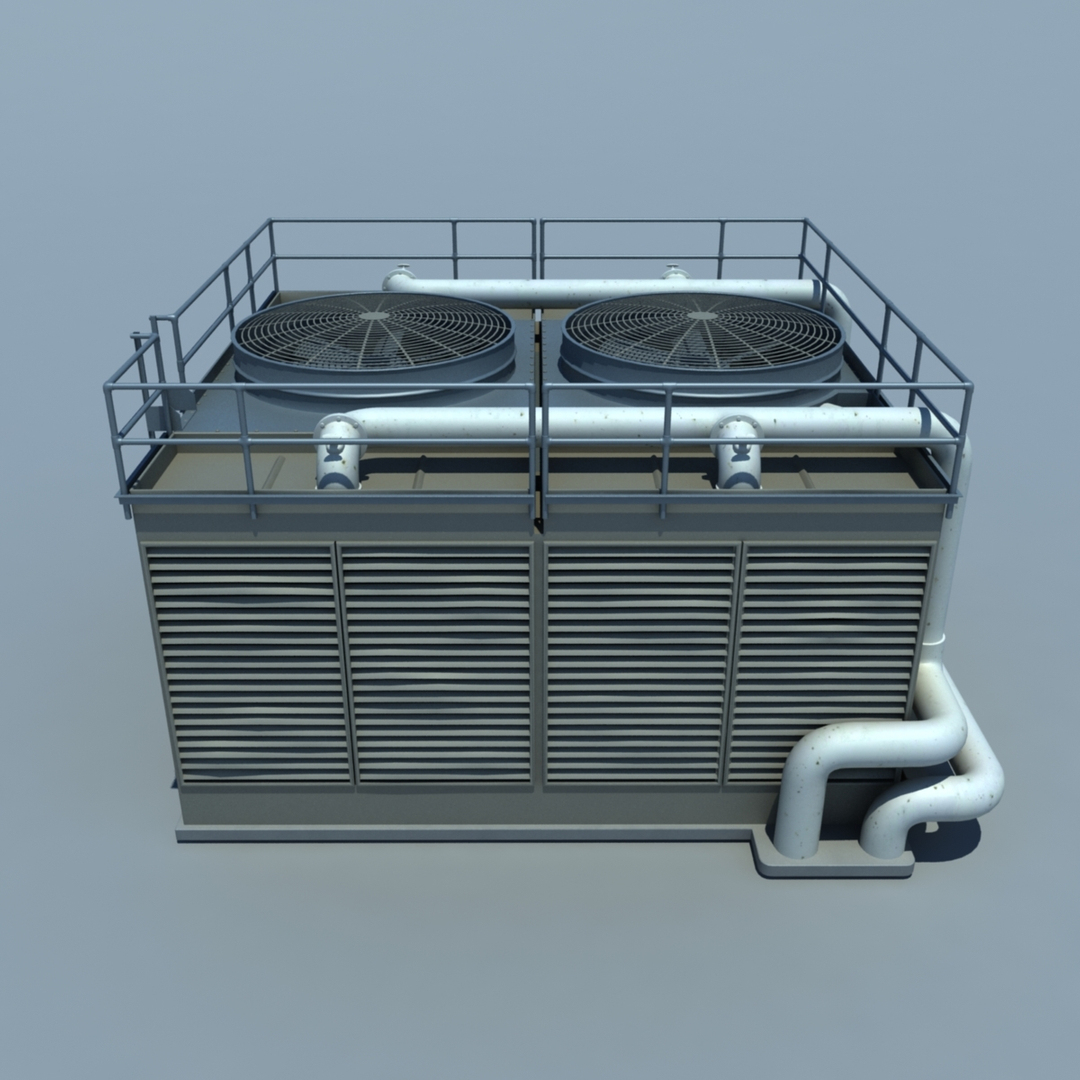 3d Large Commercial Ac Unit