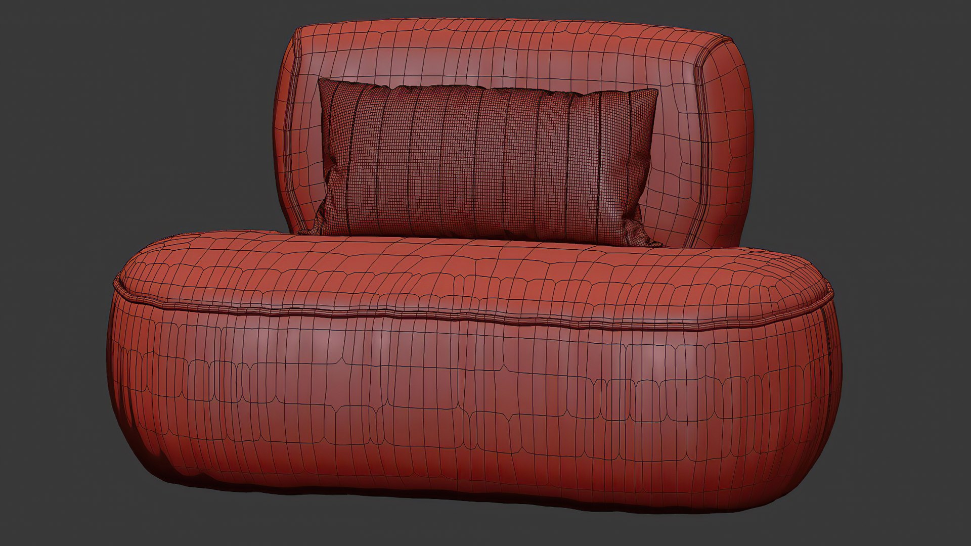 3D Jenifer Lounge Leather Chair By Bpoint Design Model - TurboSquid 2025066
