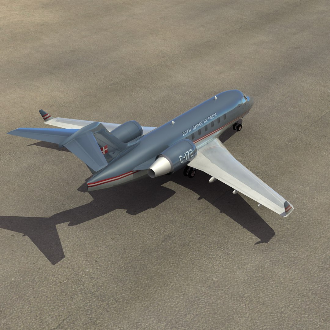3d Model Of Cl-604 Challenger Mma Danish