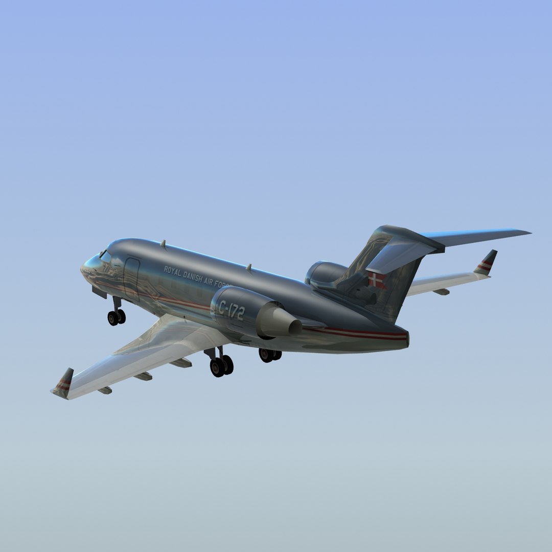 3d Model Of Cl-604 Challenger Mma Danish