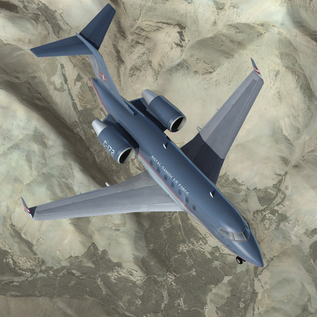 3d Model Of Cl-604 Challenger Mma Danish
