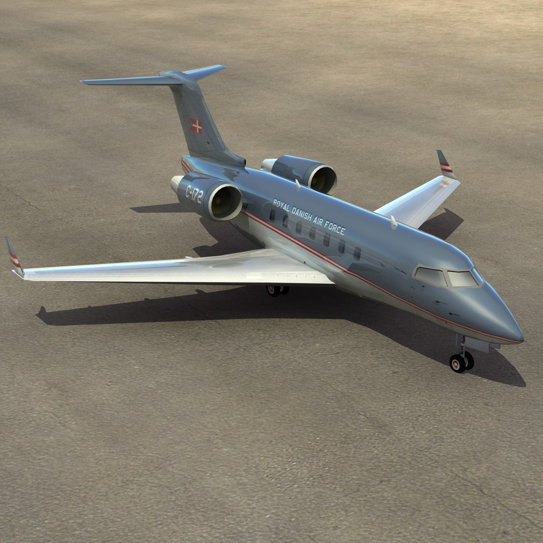 3d Model Of Cl-604 Challenger Mma Danish