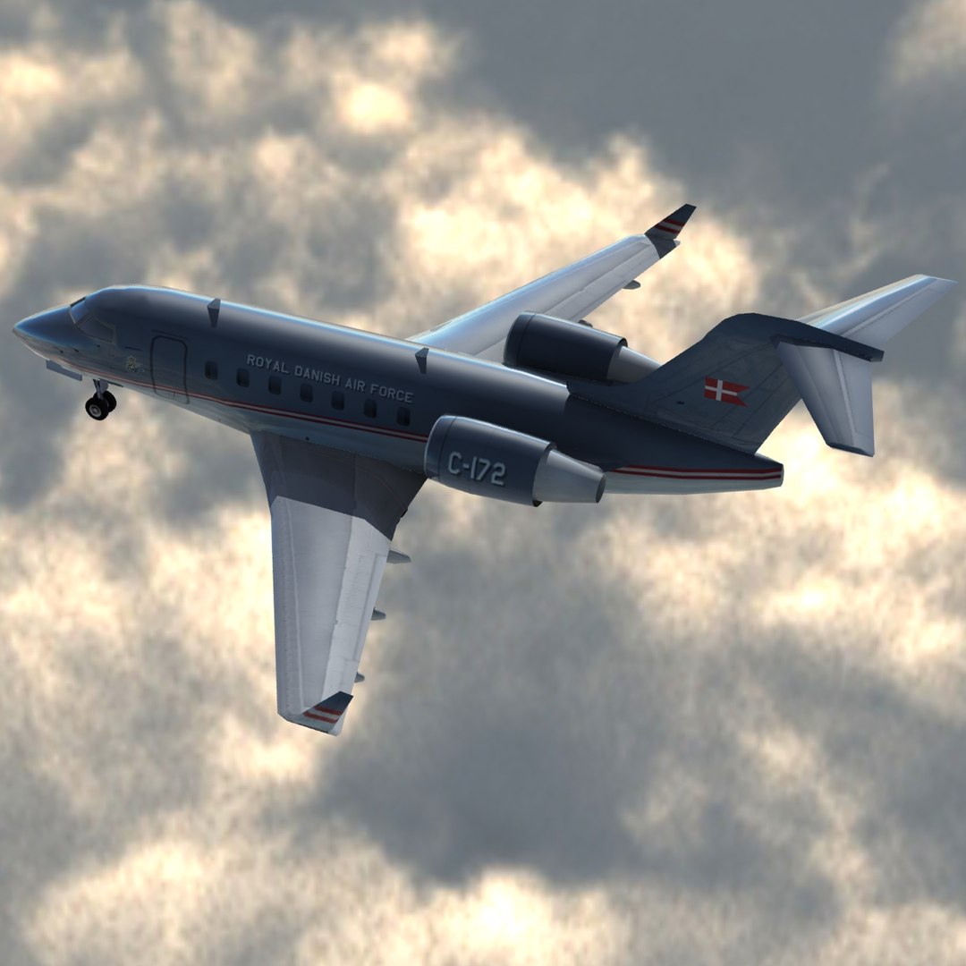 3d Model Of Cl-604 Challenger Mma Danish